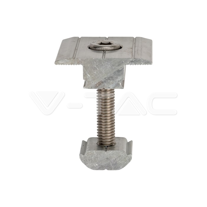 Middle Clamp for Solar Panels Set/8pcs - Volta Swiss - Installations ...